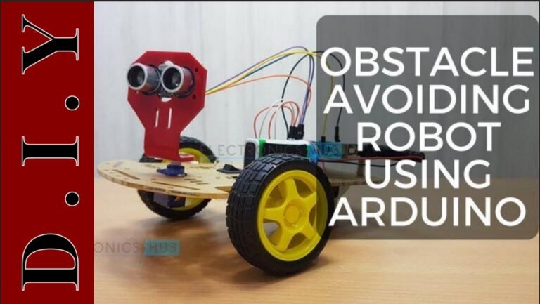 DIY Obstacle Avoiding Robot Kit using Arduino UNO (Pre-Programmed ...